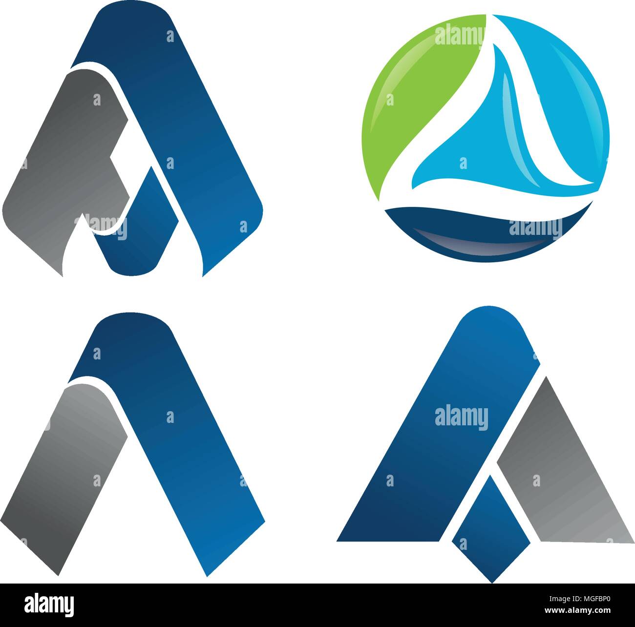 Logotype Modern Template Set Stock Vector Image & Art - Alamy