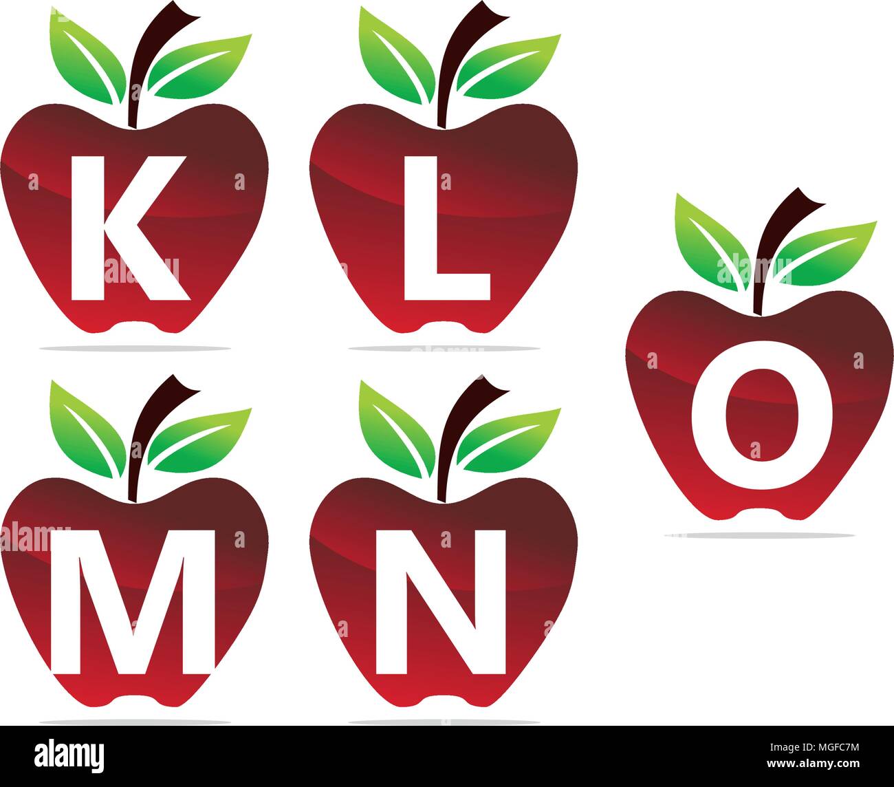 Set bundle initial hi-res stock photography and images - Alamy