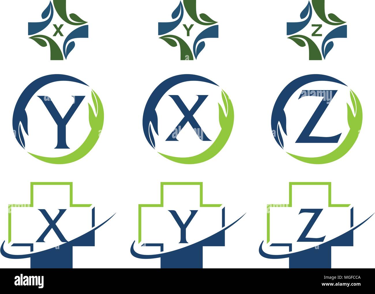 Medical Herbal Template Set Stock Vector Image & Art - Alamy