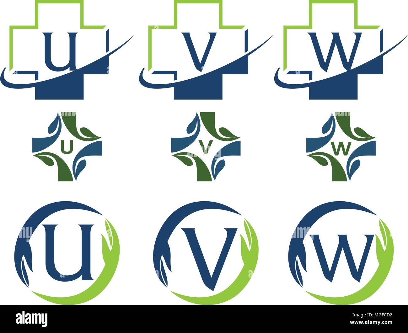 Medical Herbal Template Set Stock Vector Image & Art - Alamy