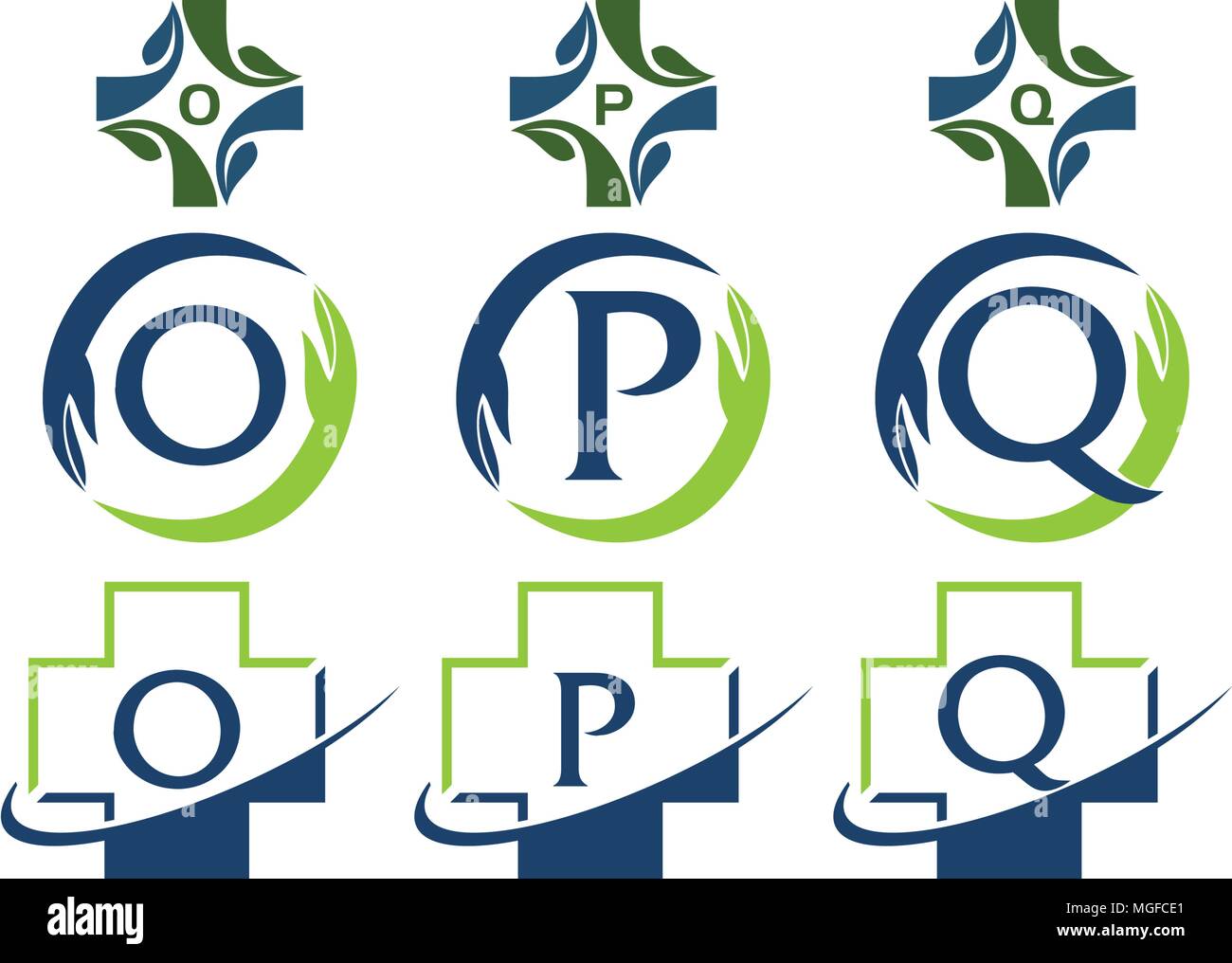 Medical Herbal Template Set Stock Vector Image & Art - Alamy