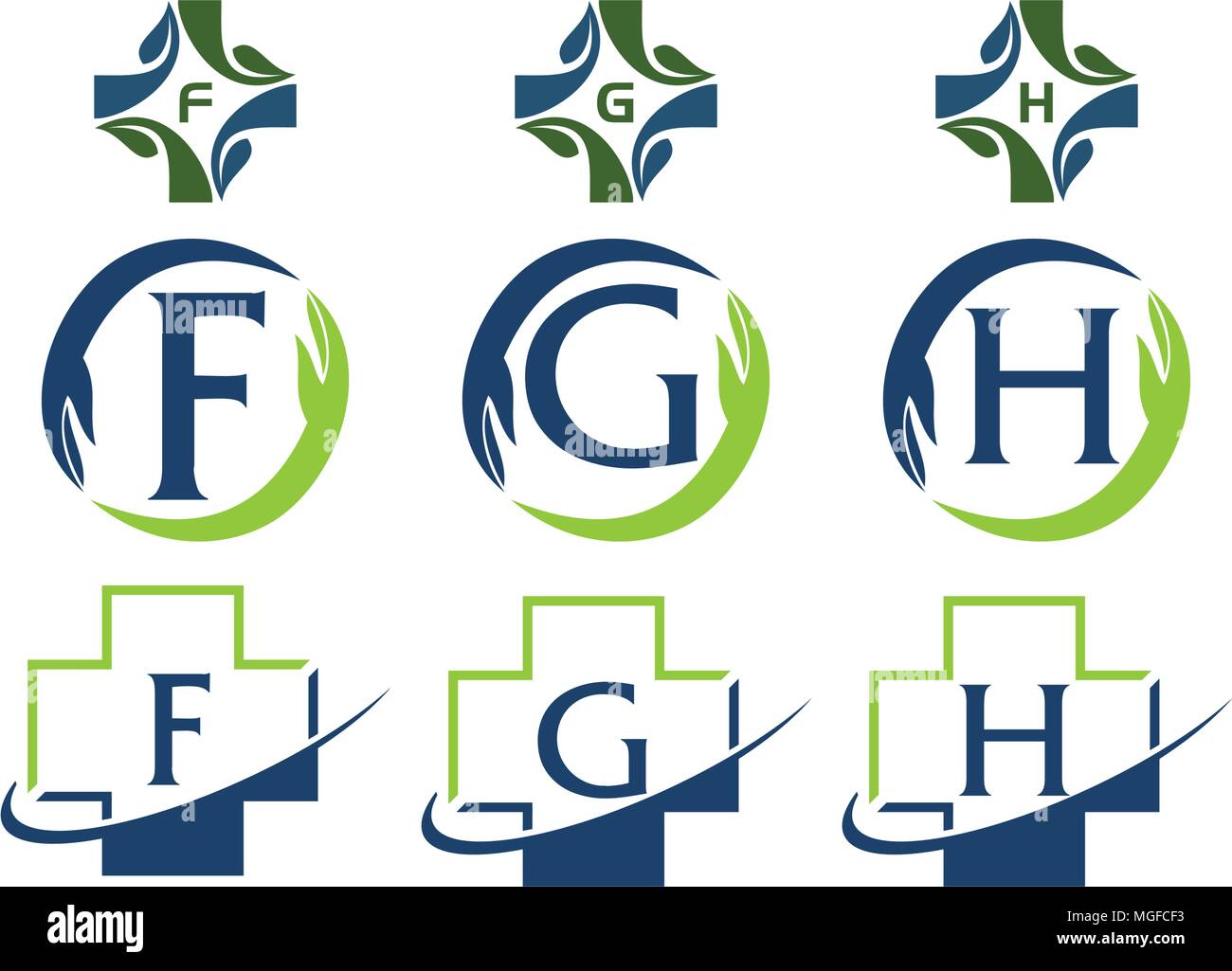 Medical Herbal Template Set Stock Vector Image & Art - Alamy