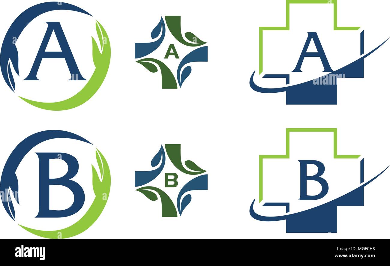 Medical Herbal Template Set Stock Vector Image & Art - Alamy