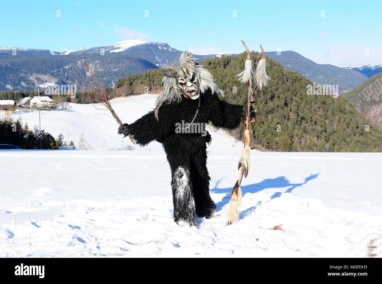 Castelrotto krampus hi-res stock photography and images - Alamy