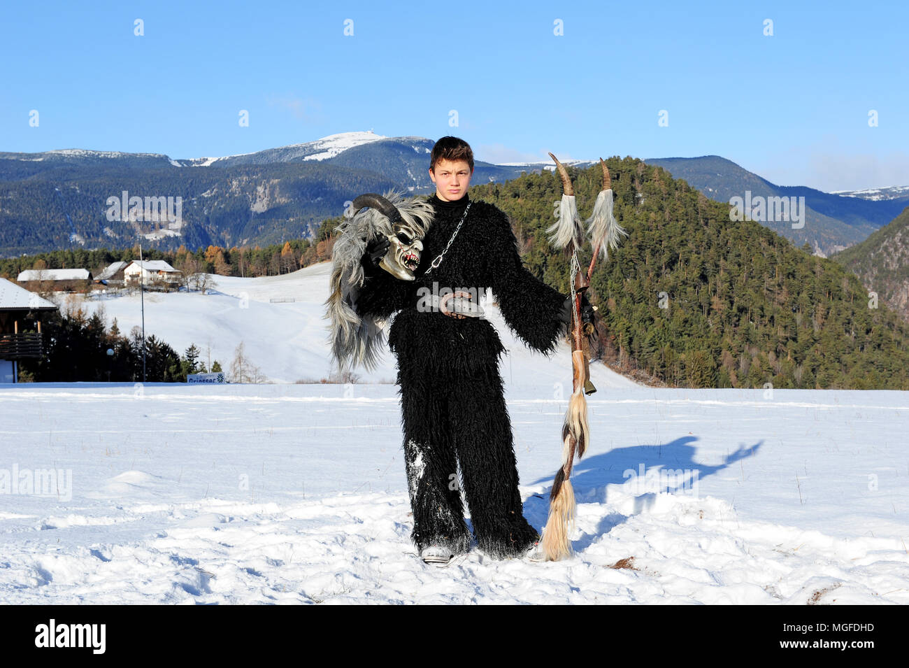 Castelrotto krampus hi-res stock photography and images - Alamy