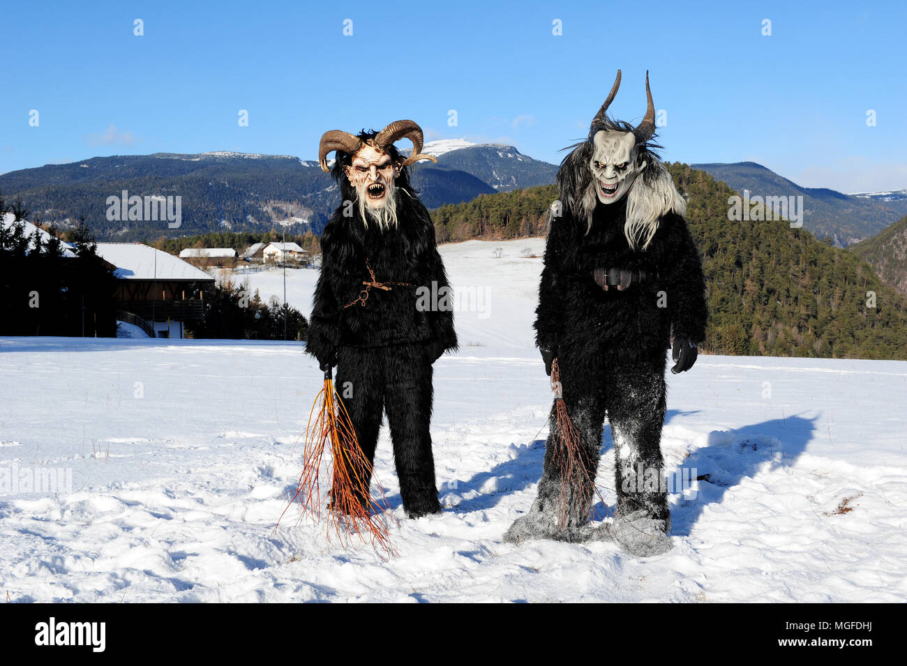 Castelrotto krampus hi-res stock photography and images - Alamy