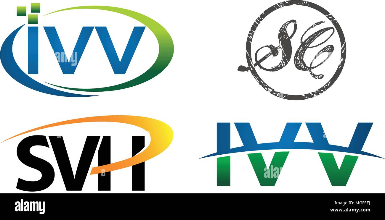 Logotype Modern Template Set Stock Vector Image & Art - Alamy