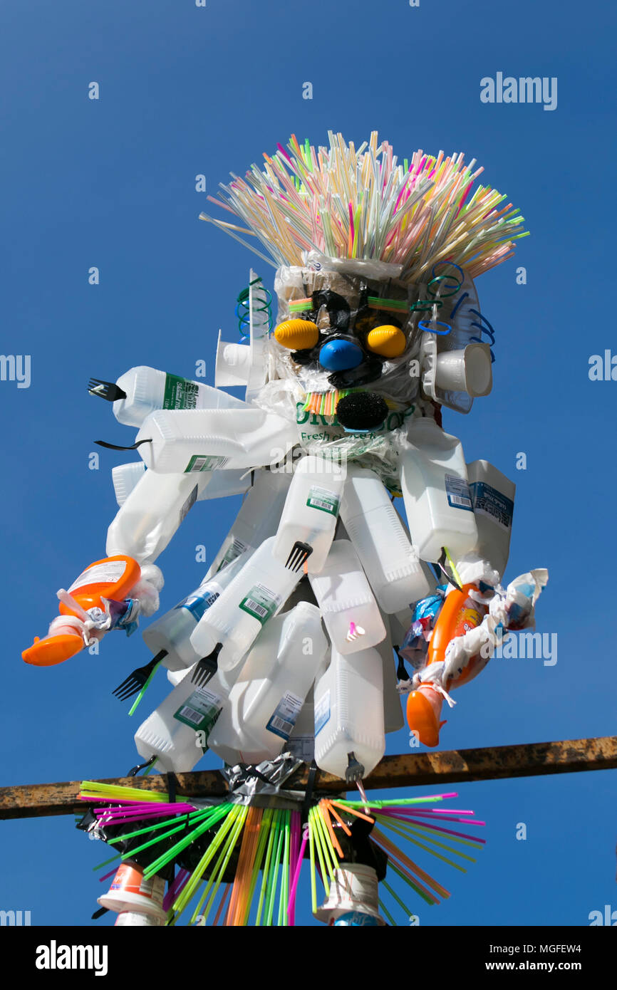 Scarecrow made plastic hi-res stock photography and images - Alamy