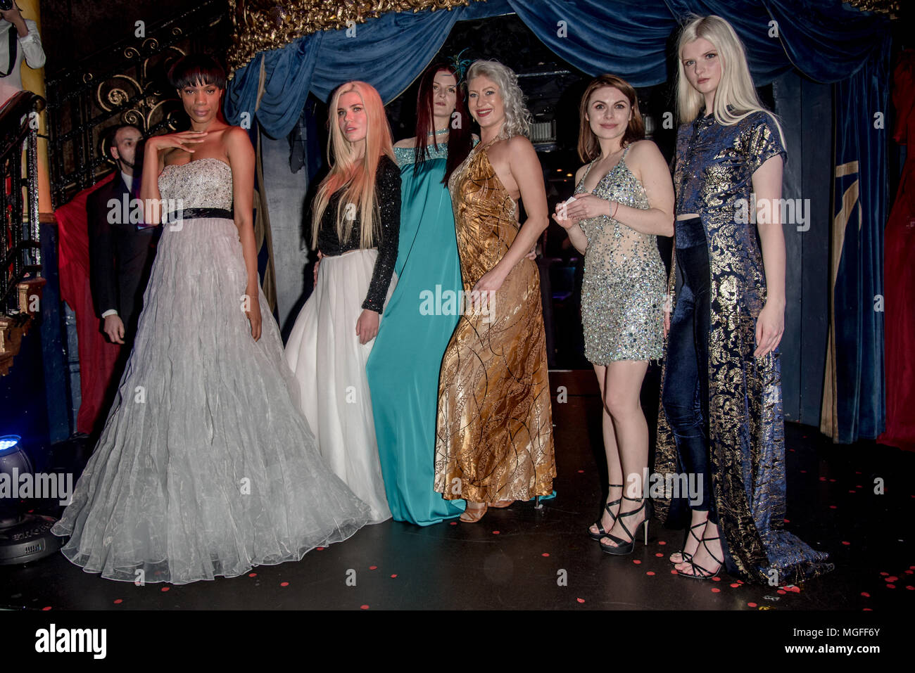 London, UK, 27 April 2018. International designers night show ...