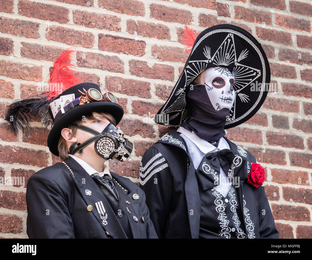 Whitby, North Yorkshire, England, UK, 28th April, 2018. Weather: Bright ...
