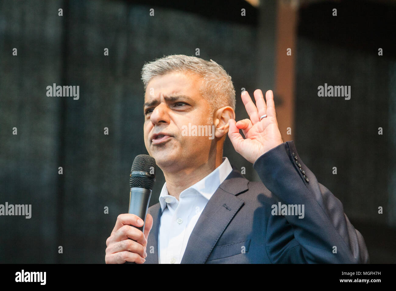 London UK. 28th Aril 2018. Londo Mayor Sadiq Khan attends Vaisakhi ...