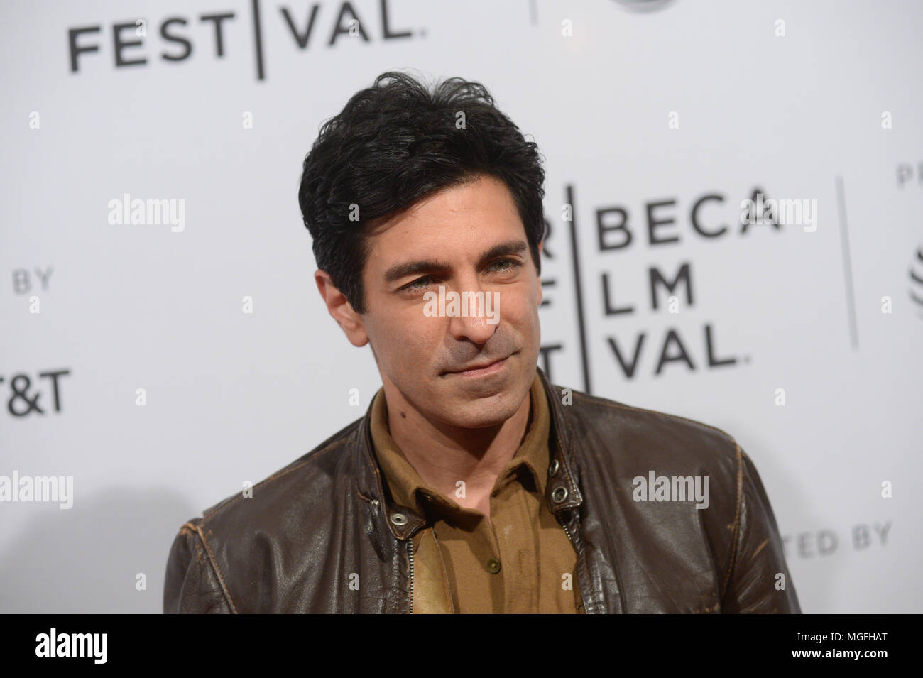 New York, USA, 27 April 2018. Thom Bishops attends 'The Tale' during ...