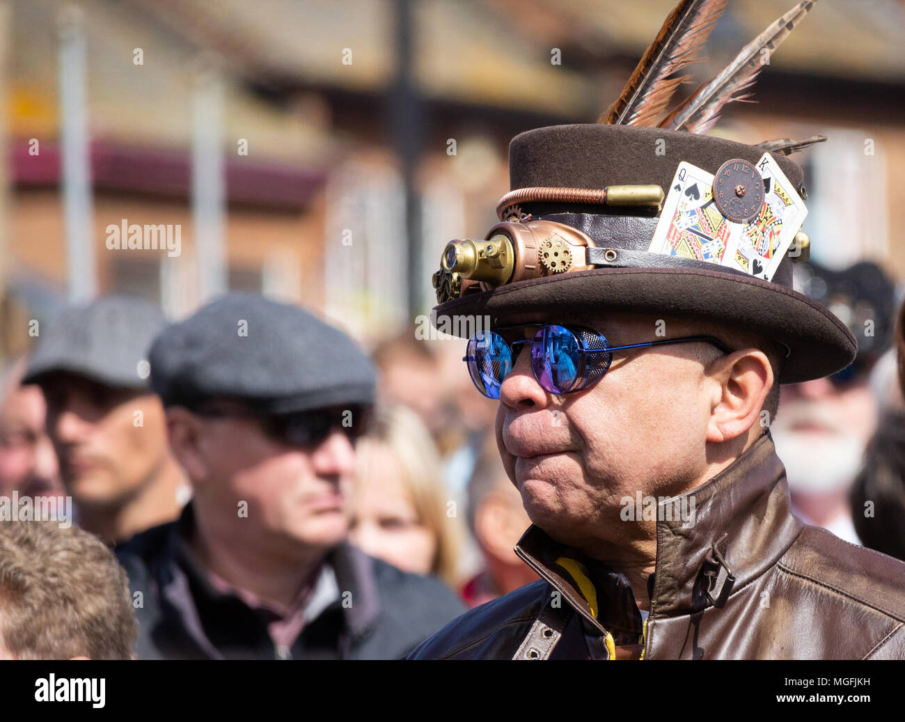 Whitby Goth weekend, Whitby, North Yorkshire, England. UK Stock Photo ...
