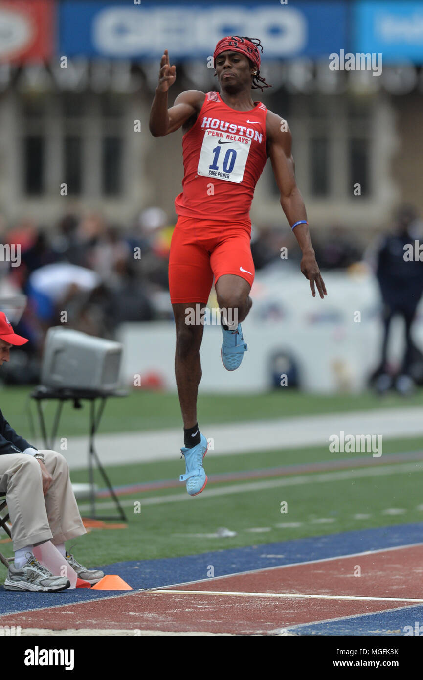 Philadelphia, Pennsylvania, USA. 27th Apr, 2018. JARED KERR (10) from ...
