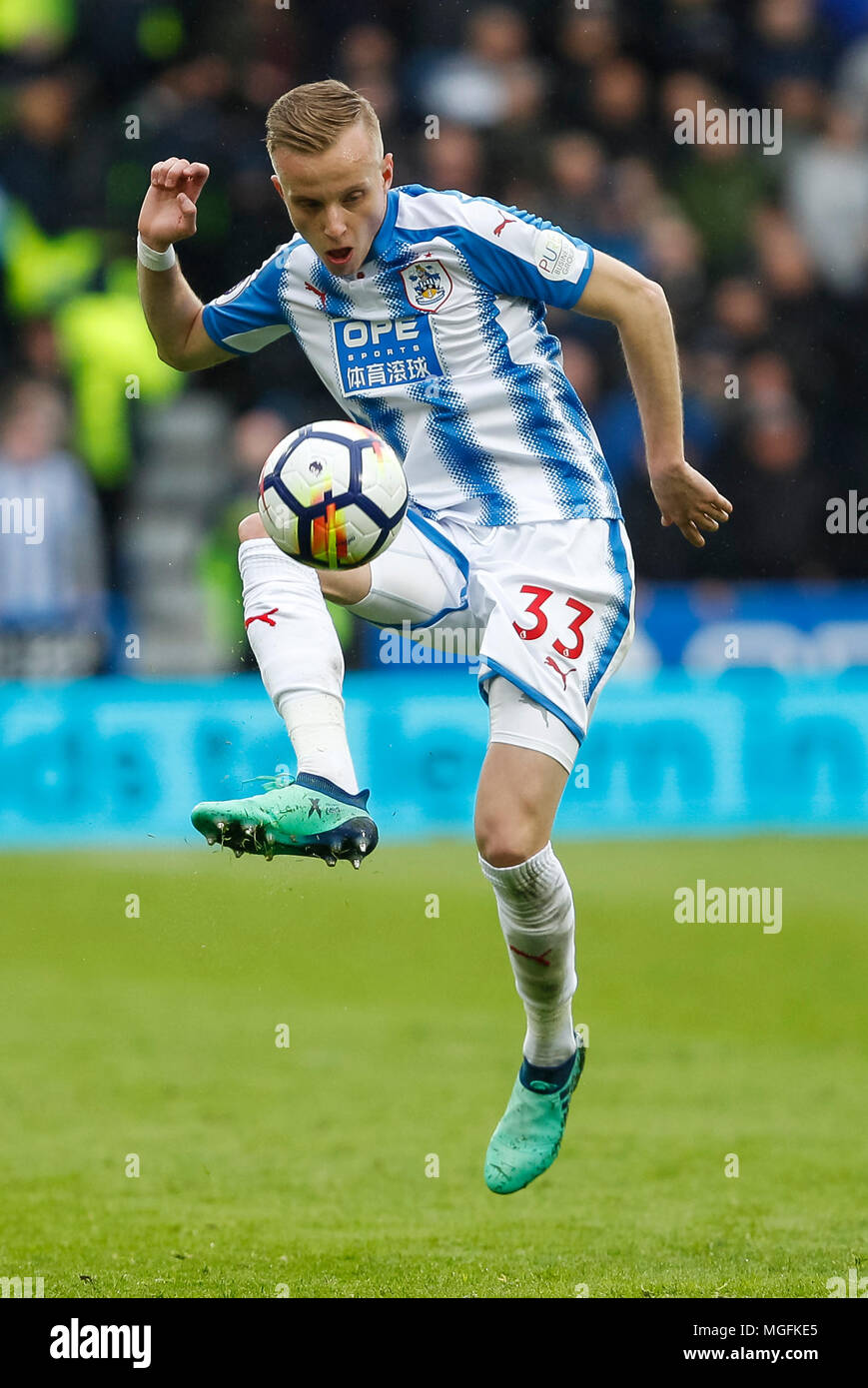 Florent Hadergjonaj of Huddersfield Town during the Premier League ...