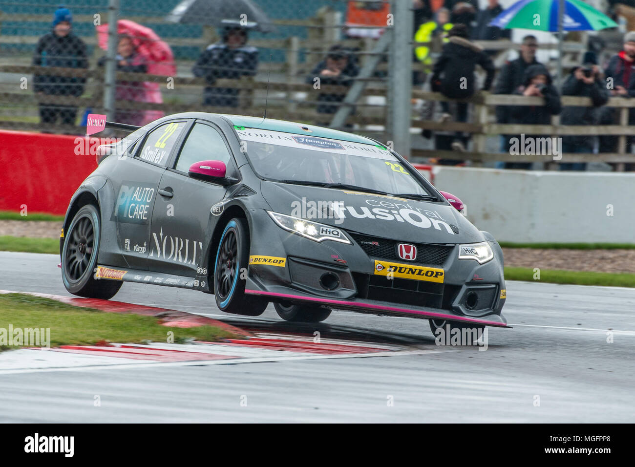 Donnington, UK. . 29th Apr, 2018. Chris Smiley in a BTC Norlin Racing ...