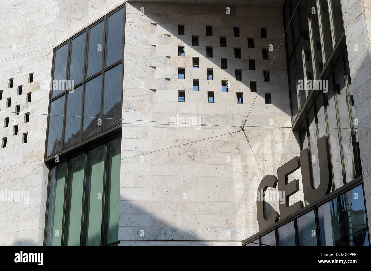 23 April 2018, Hungary, Budapest: The Central European University (CEU ...