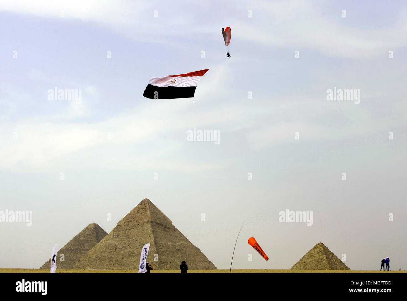 Skydivers flying in sky over hi-res stock photography and images - Alamy