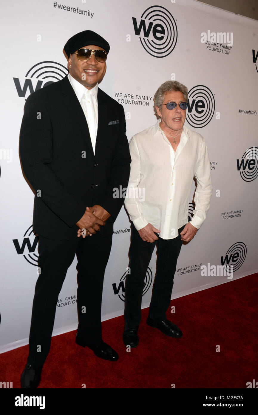 New York, USA. 27 April 2018. Nile Rodgers, Roger Daltrey, Nancy Hunt ...