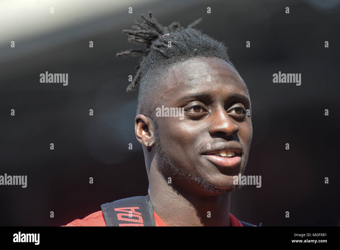 Philadelphia, Pennsylvania, USA. 28th Apr, 2018. BEN AYESU-ATTAH poses ...