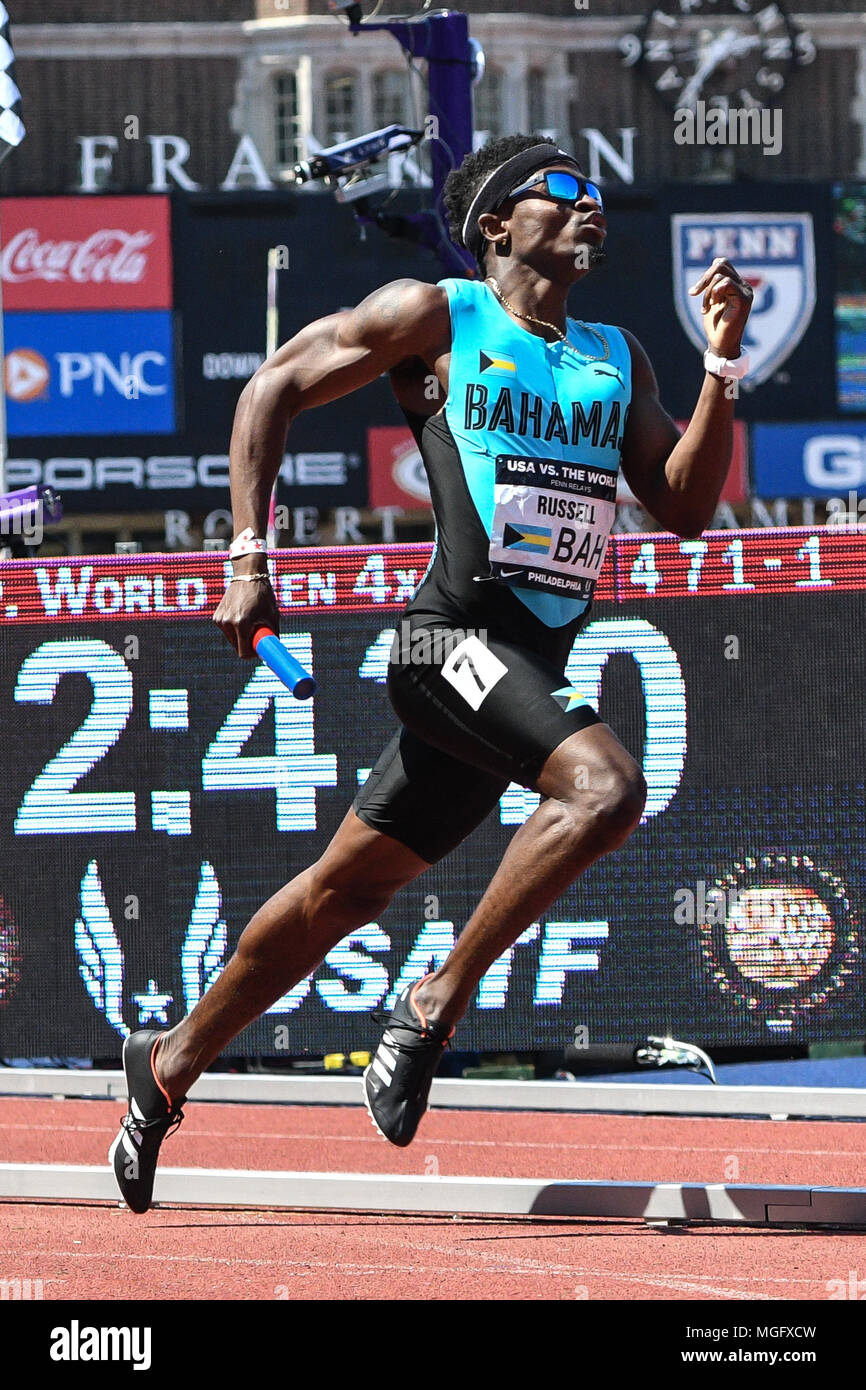 Philadelphia, Pennsylvania, USA. 28th Apr, 2018. ALONZO RUSSELL in ...