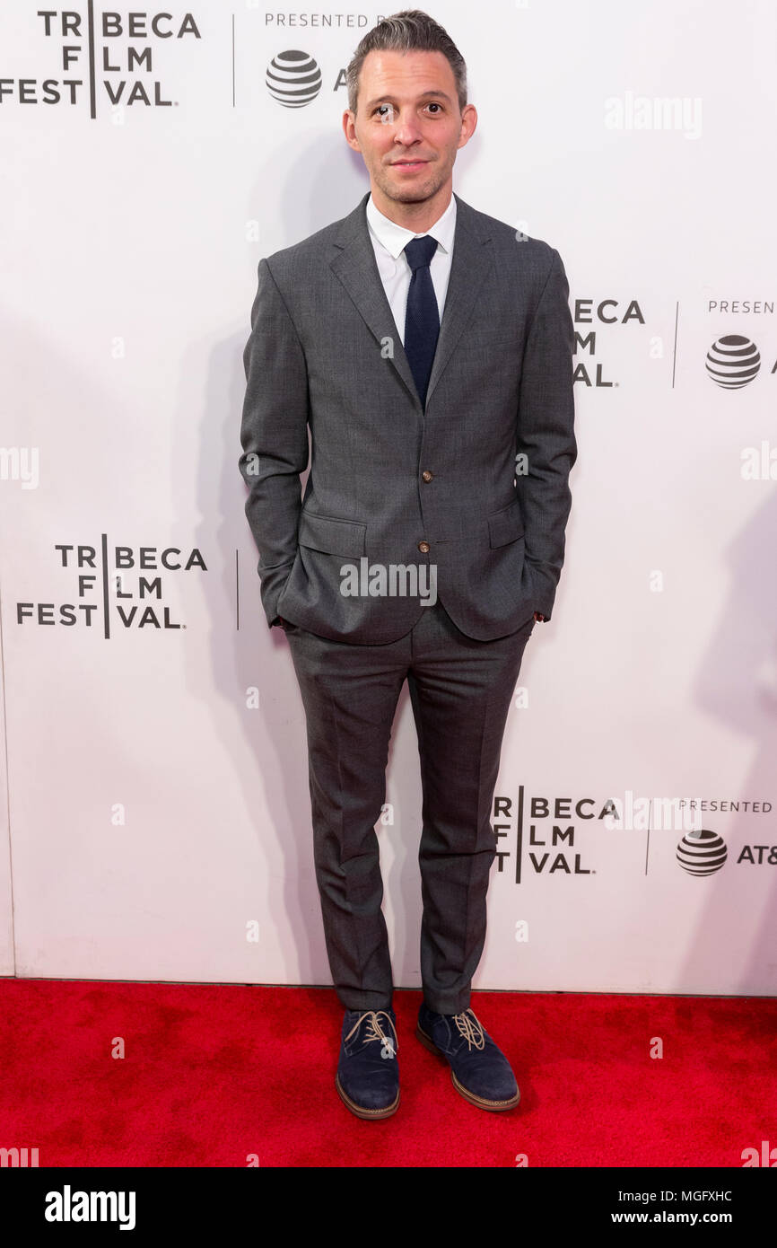 New York, USA. 28 April 2018. Justin Wilkes attends closing night at ...