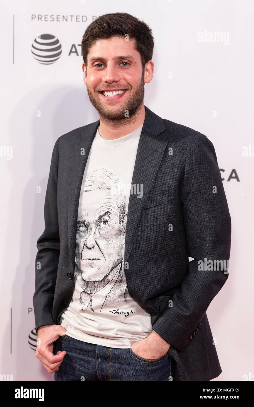 New York, USA. 28 April 2018. Michael Weber attends closing night at ...