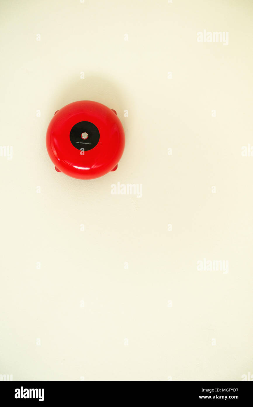 Alarm bell for fire protection system., Fire alarm equipment Stock ...