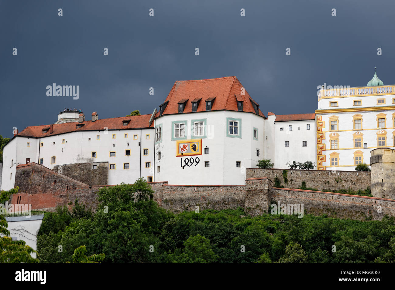 Passau - City of Three Rivers. Passau - Dreiflüssestadt Stock Photo - Alamy