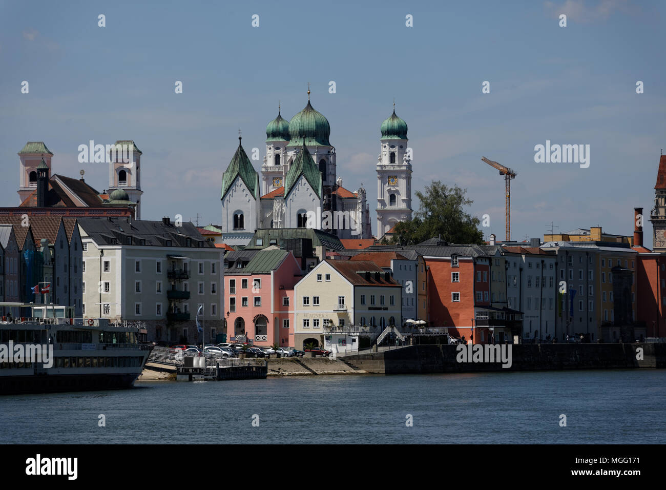 Passau - City of Three Rivers. Passau - Dreiflüssestadt. St. Stephen's ...