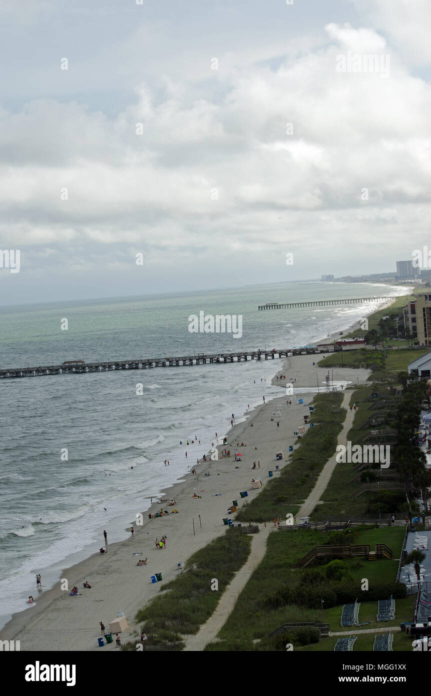 Ariel view of beach Stock Photo - Alamy