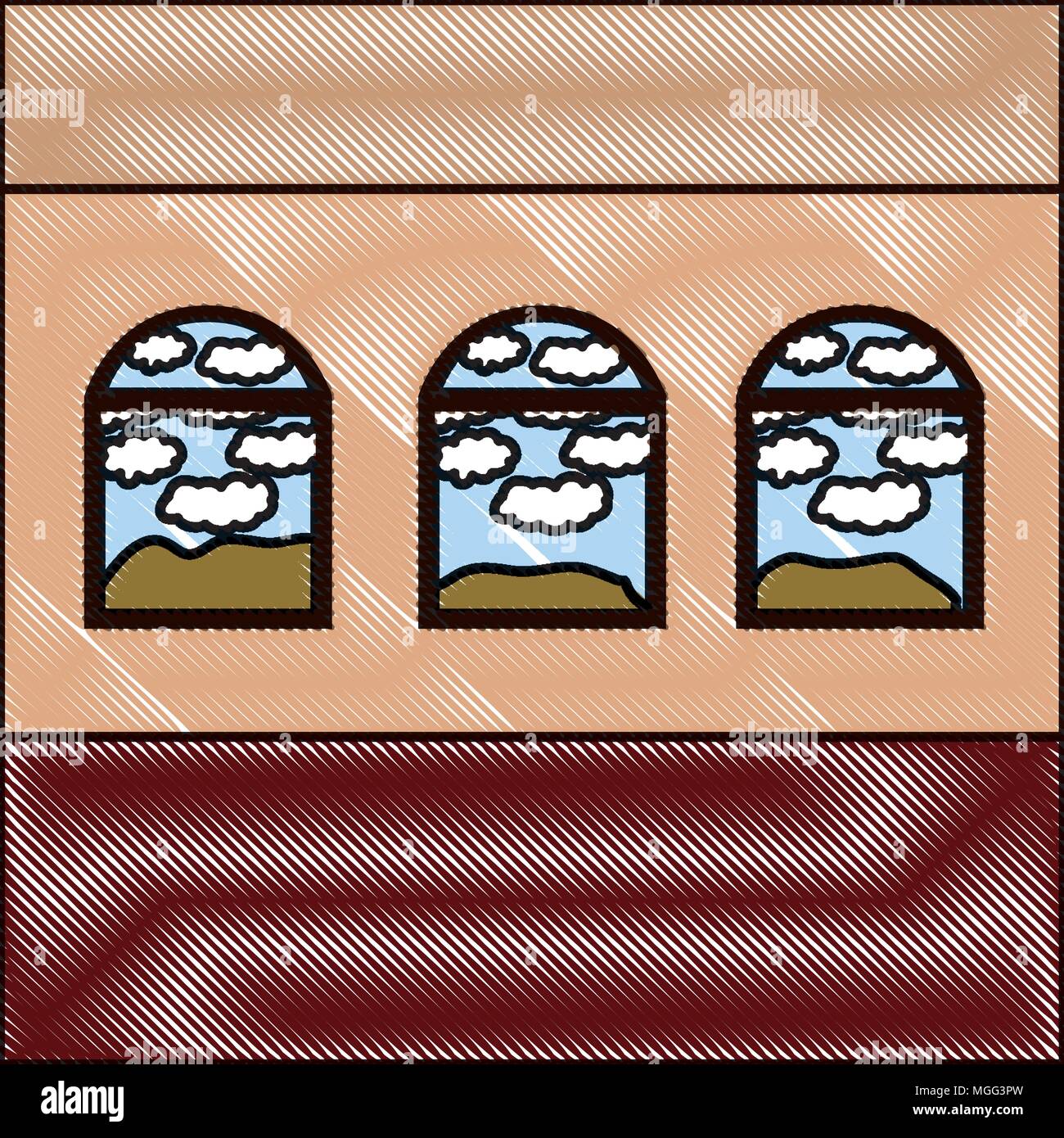 View through the wood Stock Vector Images - Alamy