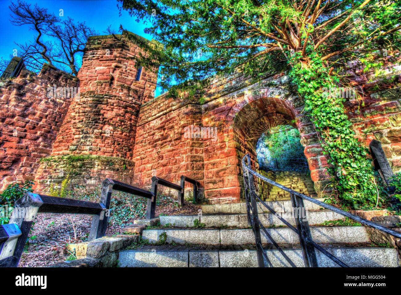 Wall and steps hi-res stock photography and images - Alamy