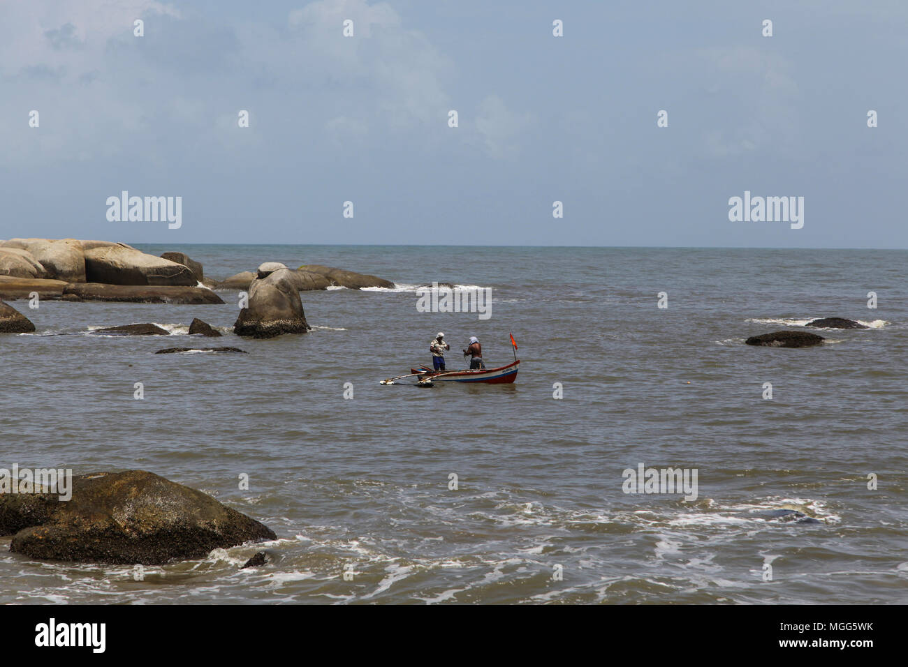 A view of the famous beach of Agonda beach in India Stock Photo - Alamy