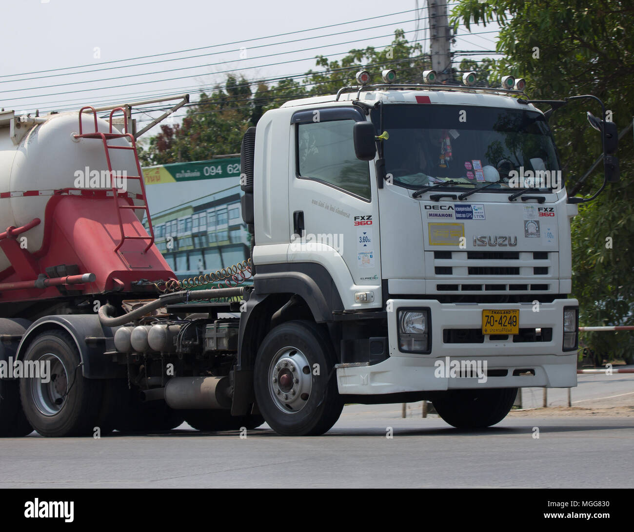 CHIANG MAI, THAILAND - APRIL 5 2018: Cement truck of Just in time ...