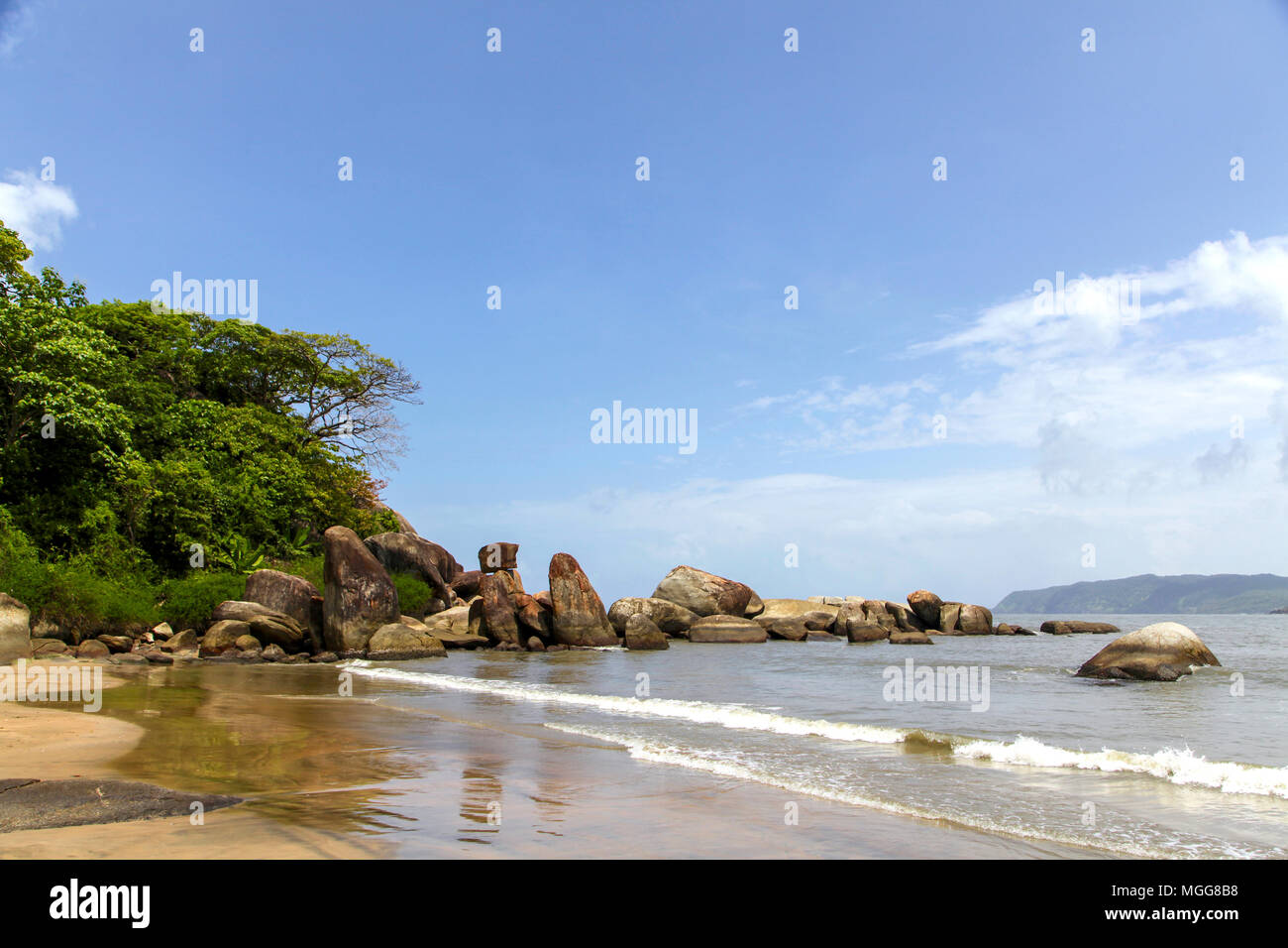 A view of the famous beach of Agonda beach in India Stock Photo - Alamy