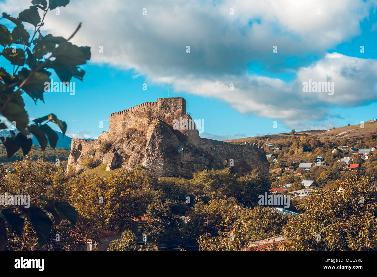 medieval Fortress in Surami town in Shida Kartli region, Georgia Stock ...