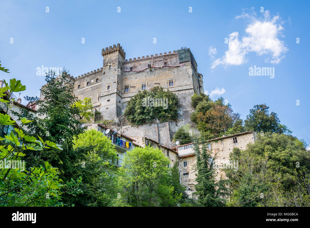 Scenic sight in Arsoli, rural village in Rome Province, Latium, central ...