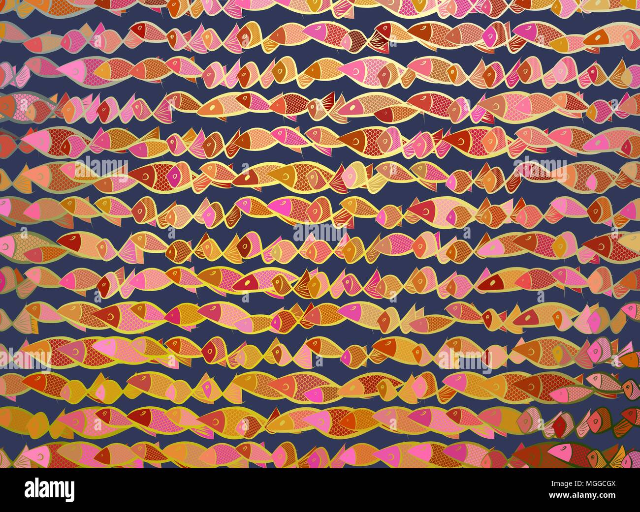 Illustrations of fish. Good for web page, wallpaper, graphic design ...