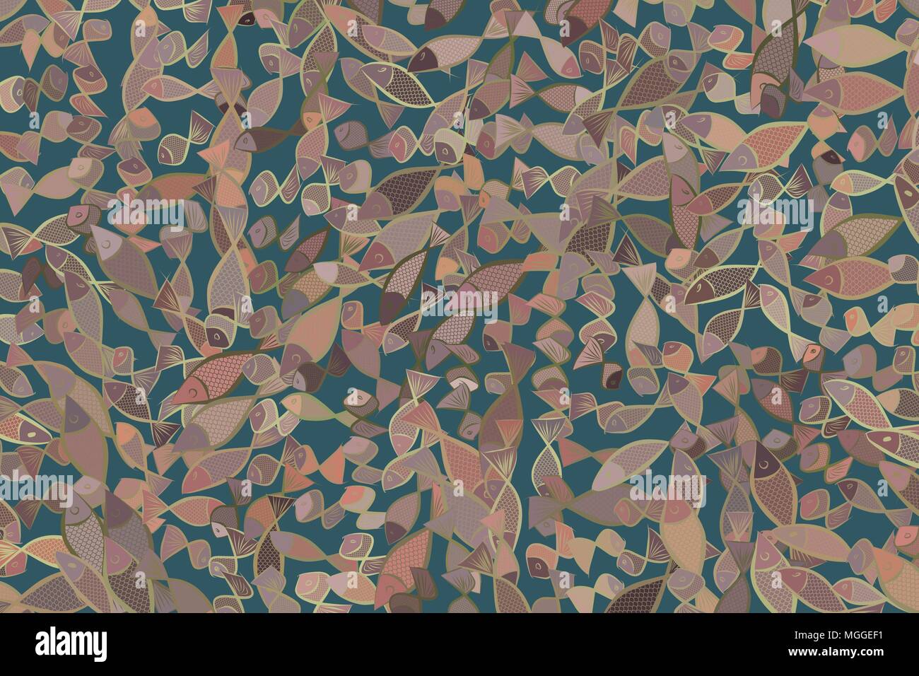 Illustrations of fish. Good for web page, wallpaper, graphic design ...