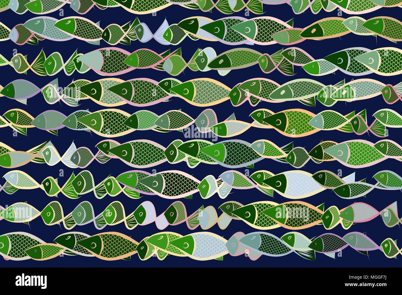 Illustrations of fish. Good for web page, wallpaper, graphic design ...