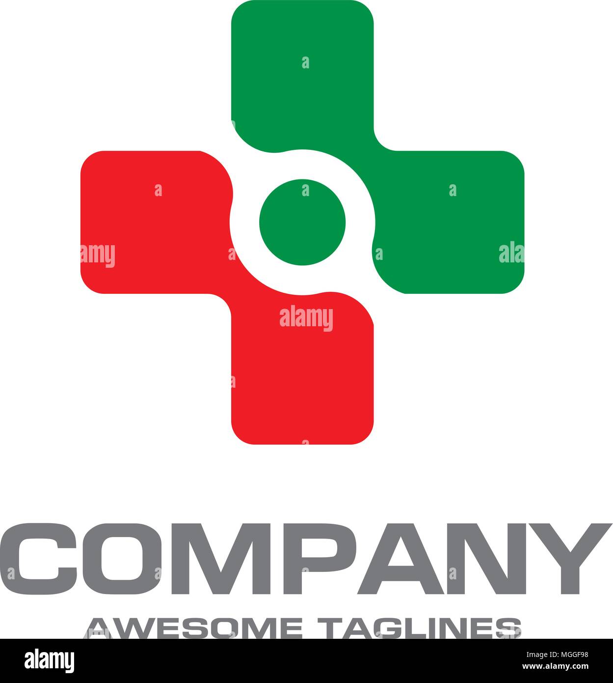 Vector cross health icon concept, with cross health design concept ...