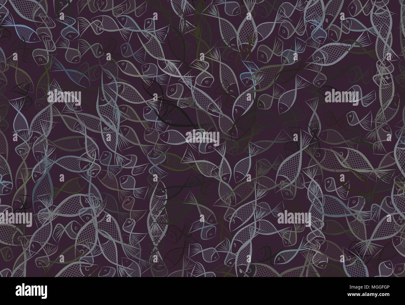 Illustrations of fish. Good for web page, wallpaper, graphic design ...