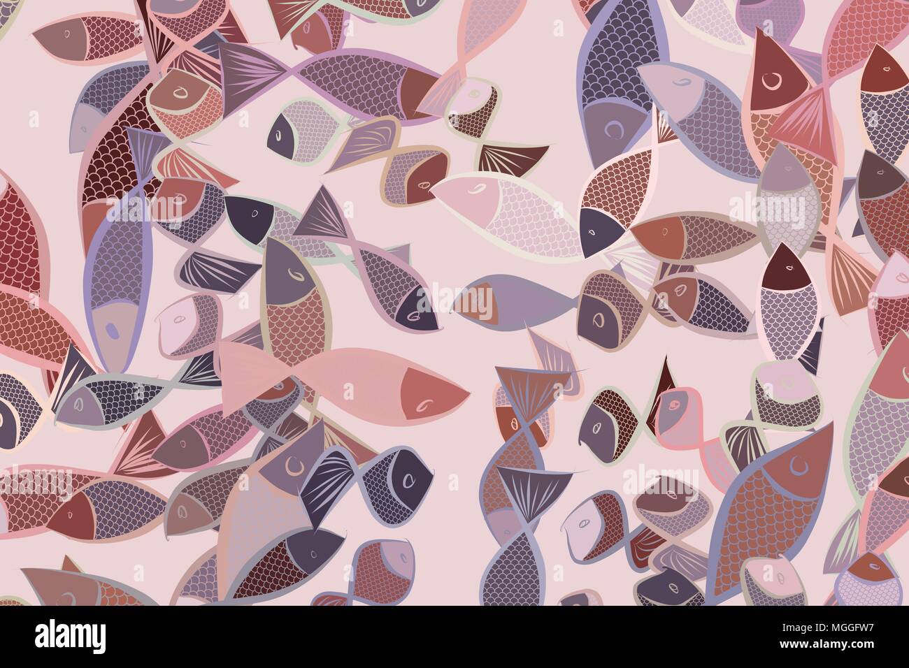 Illustrations of fish. Good for web page, wallpaper, graphic design ...