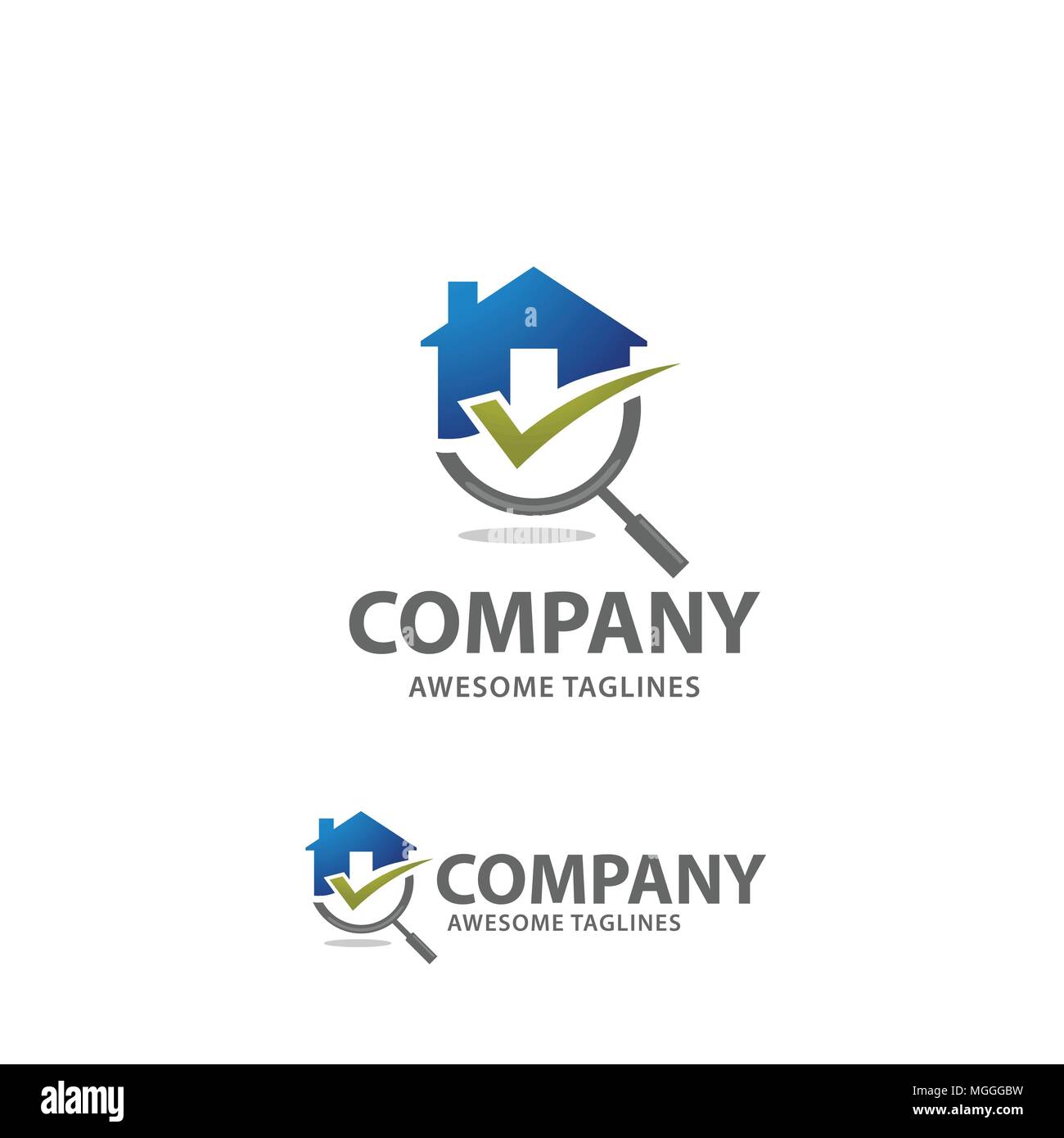 Magnifier logo hi-res stock photography and images - Alamy