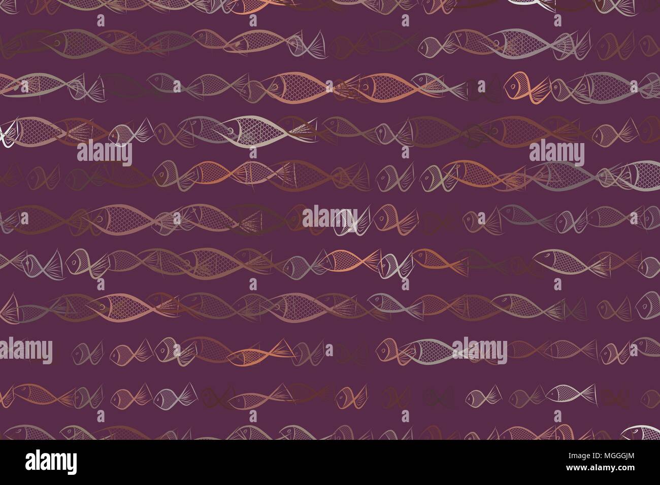 Hand drawn fish illustrations background, good for graphic design ...