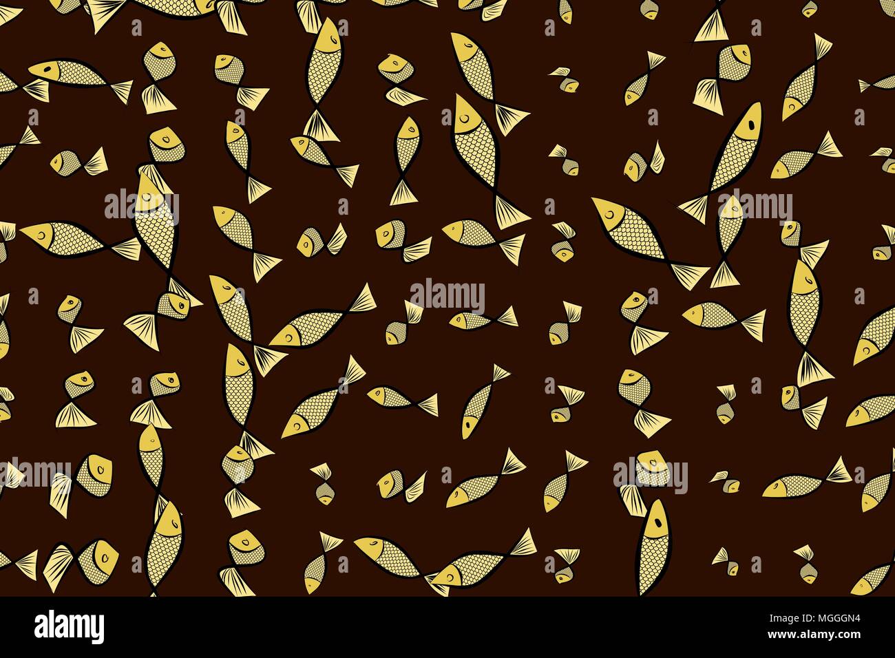 Illustrations of fish. Good for web page, wallpaper, graphic design ...