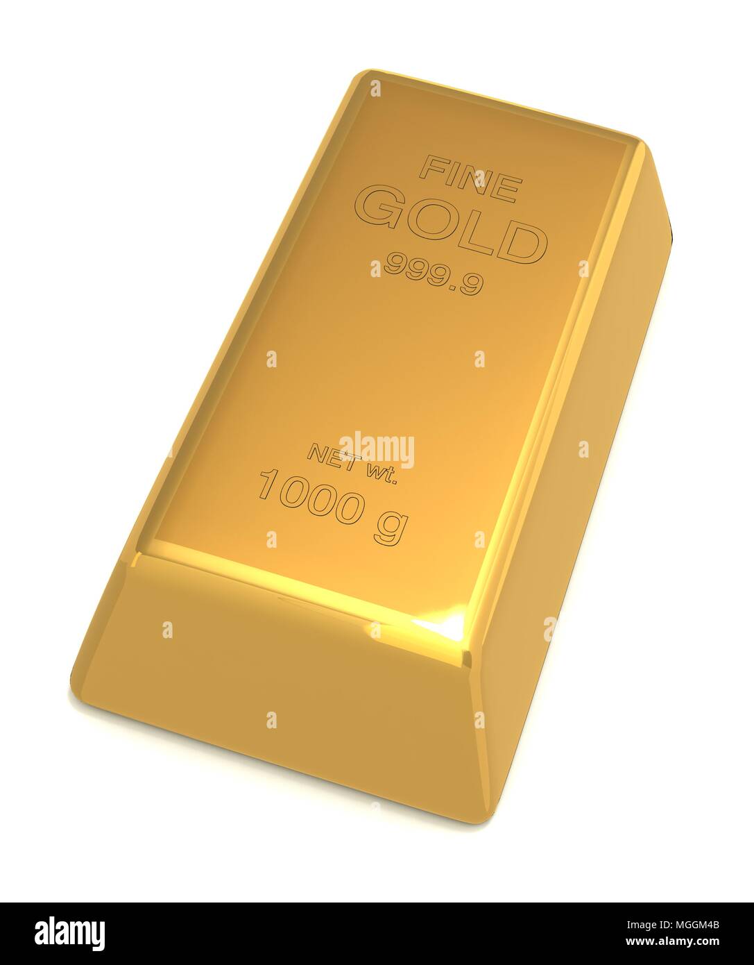 Single gold bar vault hi-res stock photography and images - Alamy