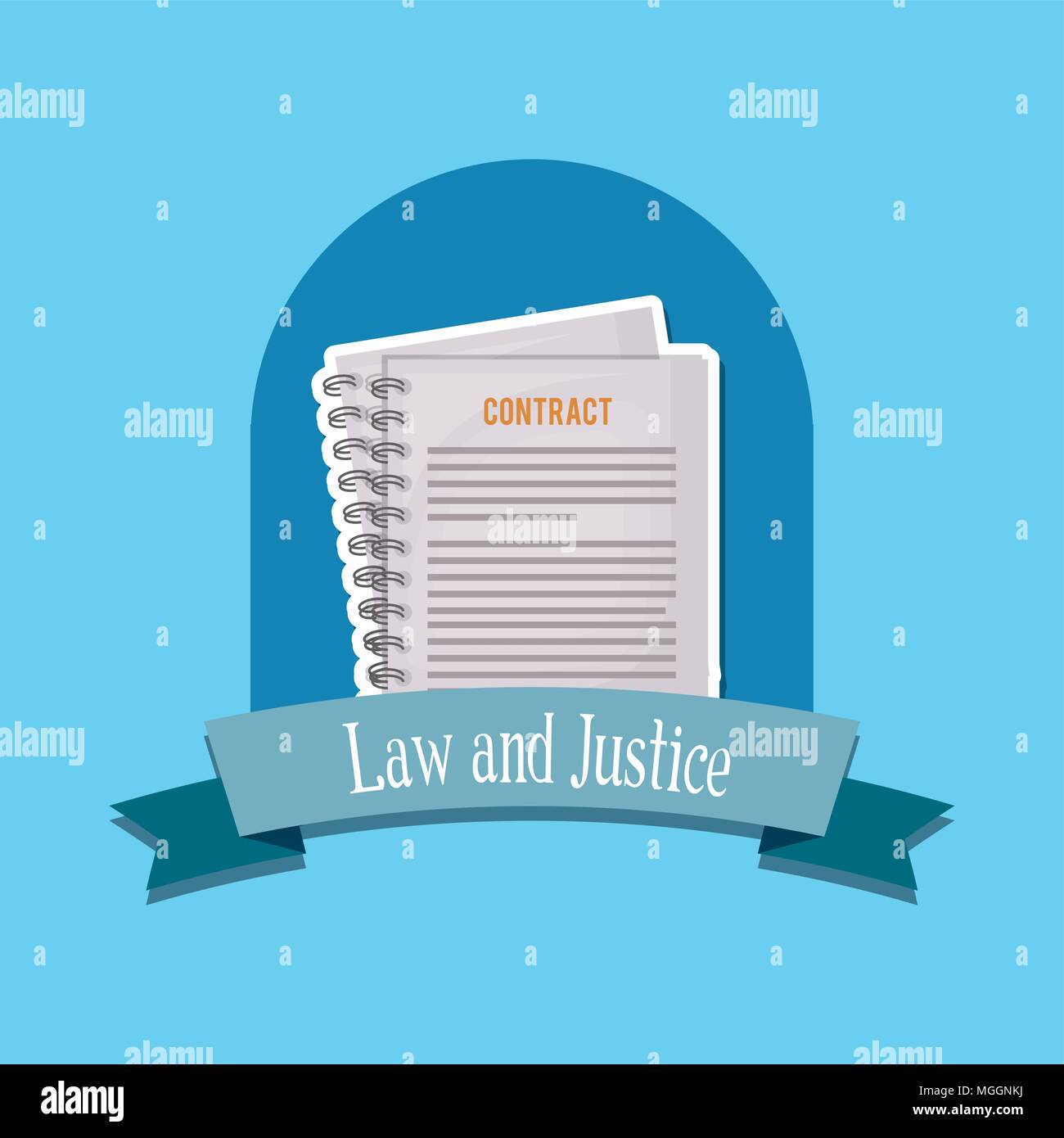 Legal document and ribbon Stock Vector Images - Alamy