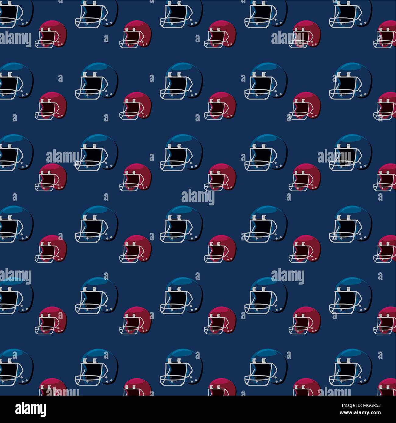 american football helmets background, colorful design. vector ...